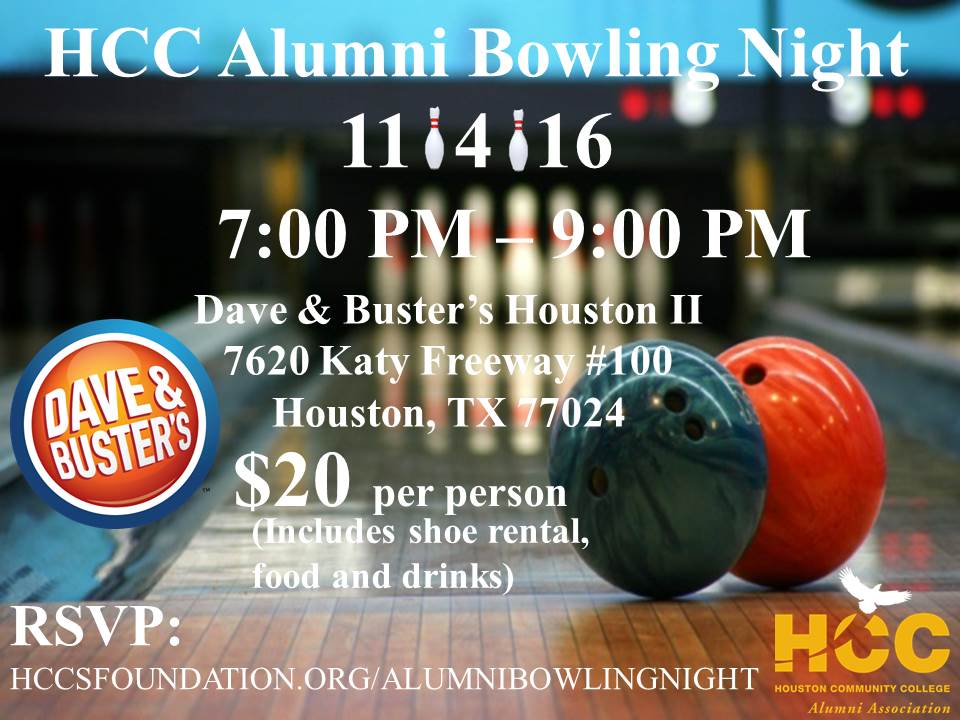 Fall Alumni Bowling Night - Houston City College Foundation