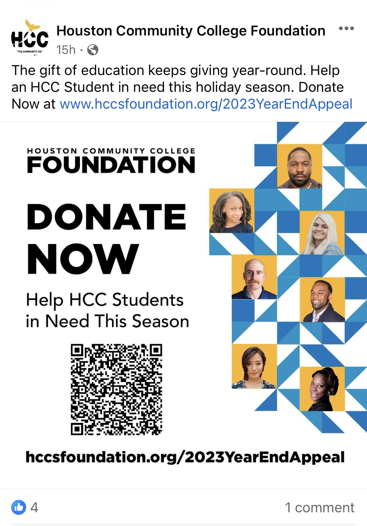 HCCF Social Media - Houston Community College Foundation
